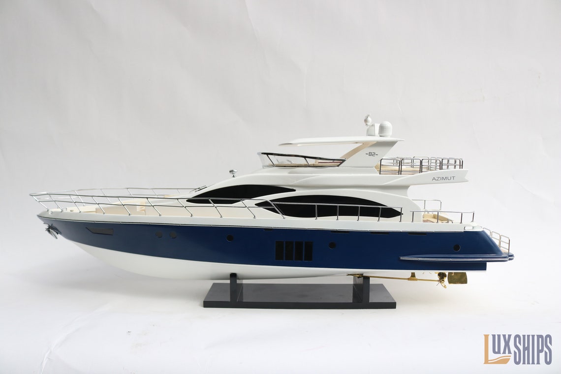 AZIMUT 82 Model Yacht - Etsy