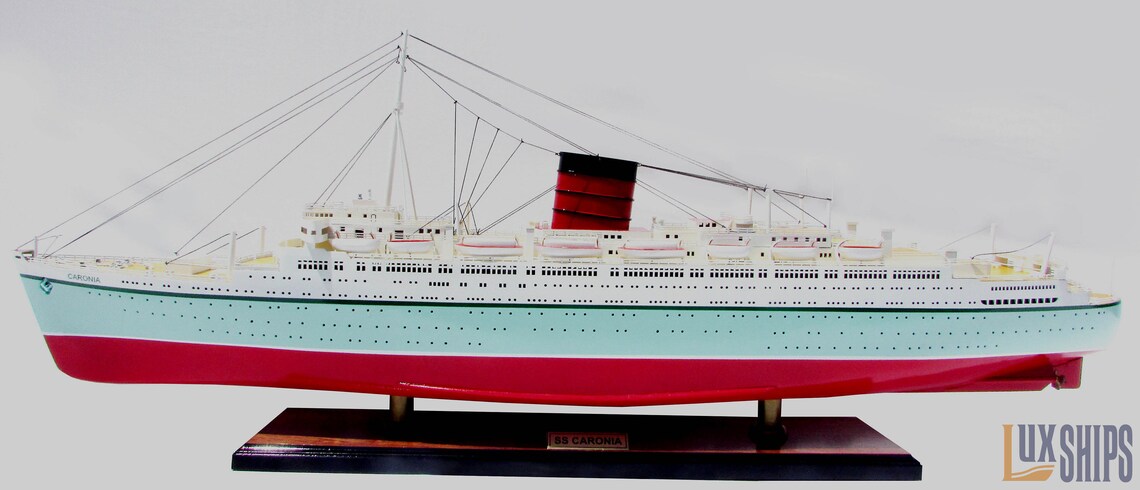 RMS Caronia Ship Model RMS Caronia Wood Ship Model - Etsy