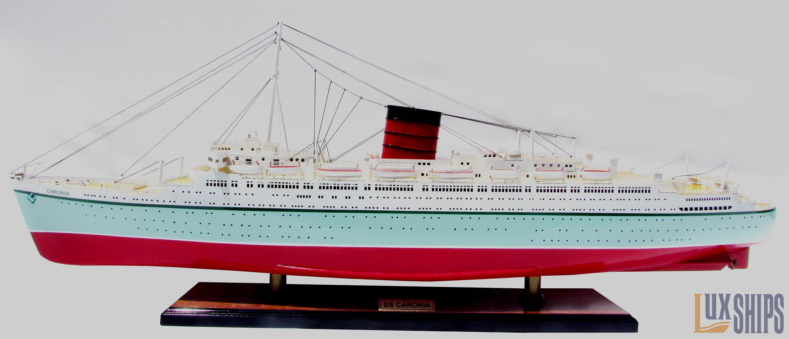 RMS Caronia Ship Model RMS Caronia Wood Ship Model - Etsy