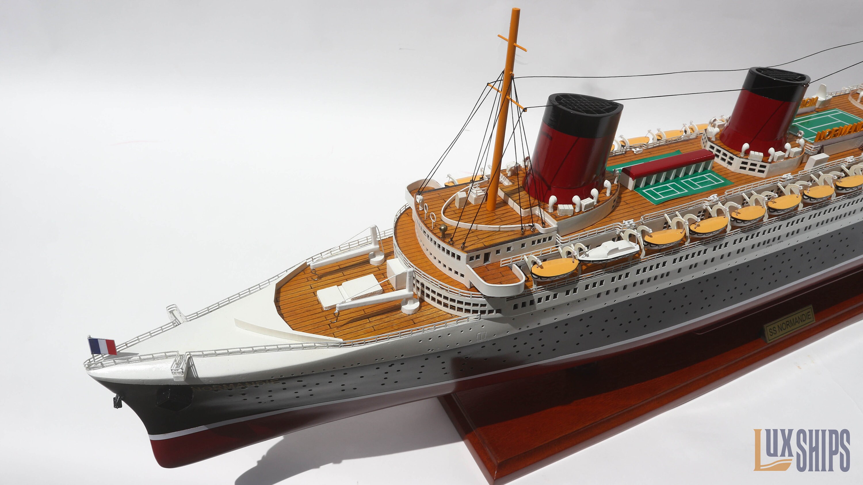 SS Normandie Ship Model 40" - SS Normandie Model Ship - Etsy
