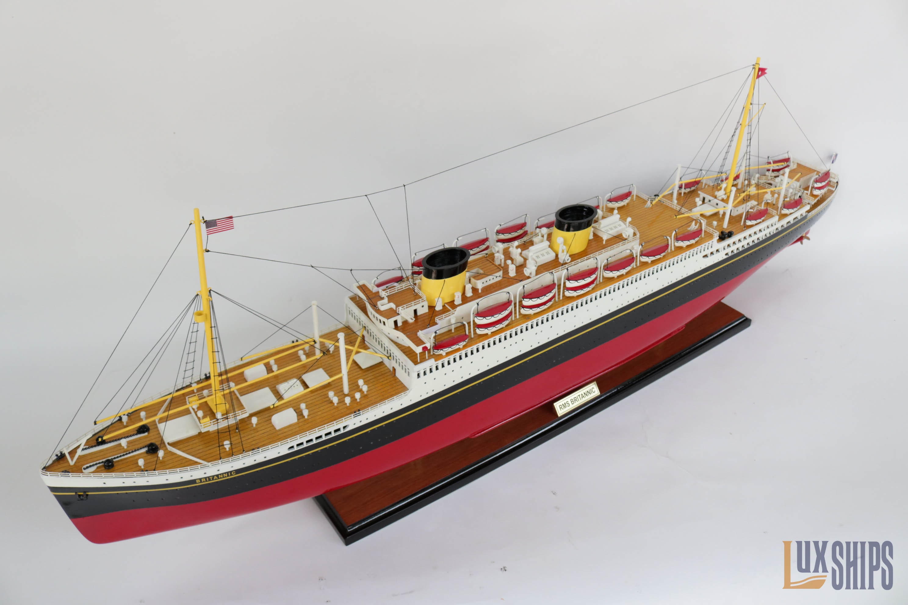 RMS Britannic 1930 1960 Ship Model 100cm - Etsy