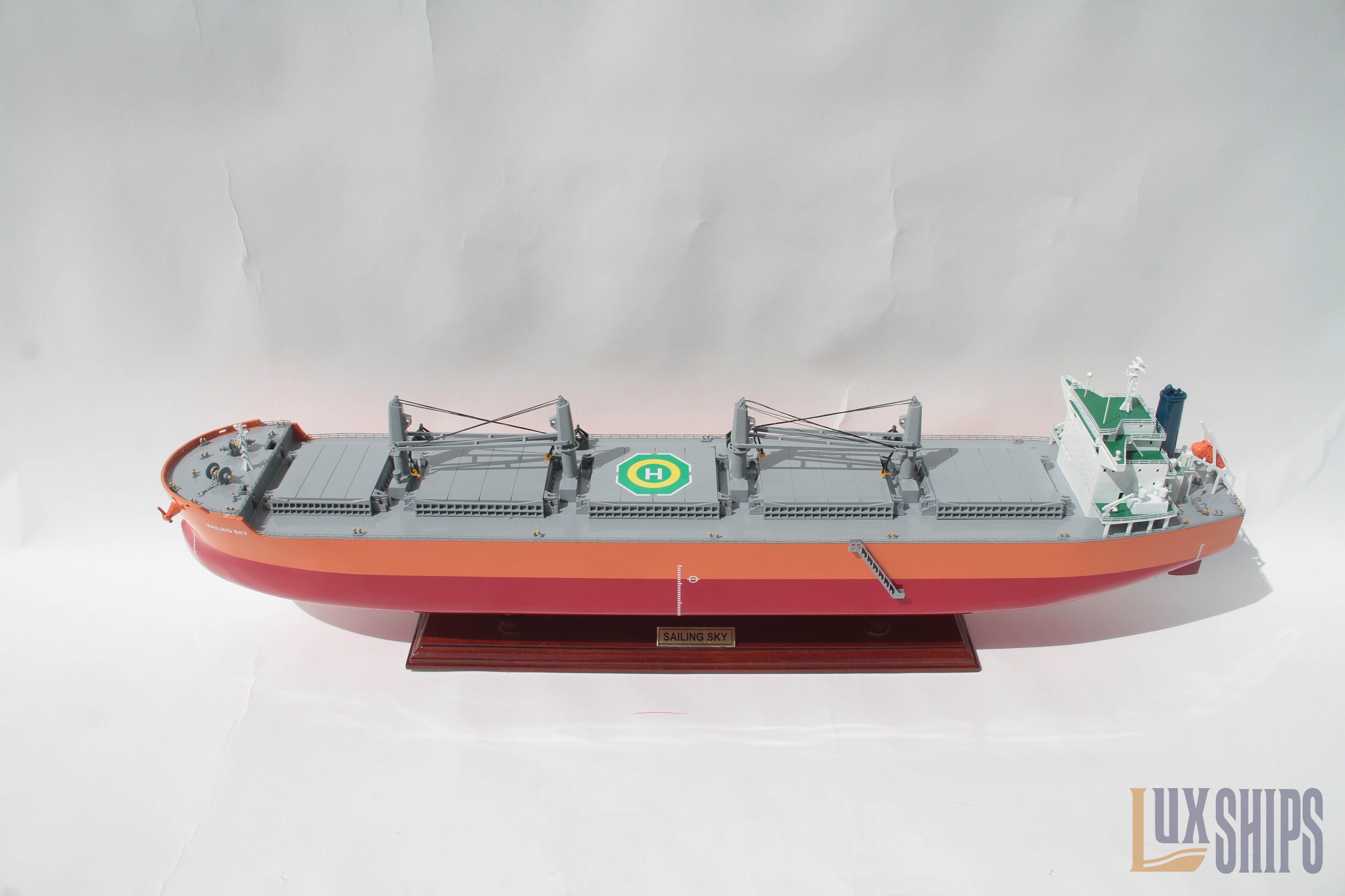 Sailing Sky Bulk Carrier Ship Model Sailing Sky Cargo Ship Model - Etsy