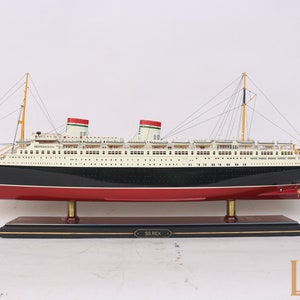 SS REX Model Ship, Wooden Ship Model - Etsy