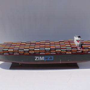 ZIM New York Container Ship Model ZIM Model Ship Personalization Your ...