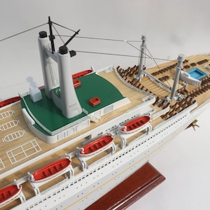 SS Rotterdam Ship Model - SS Rotterdam Cruise Ship Model - Etsy