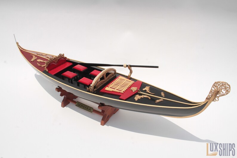 Gondola Wooden Ship Model Gondola Model Ships Gondola - Etsy