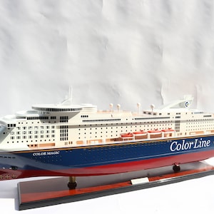 MS Color Magic Ship Model - MS Color Magic Cruise Model Ship - Etsy