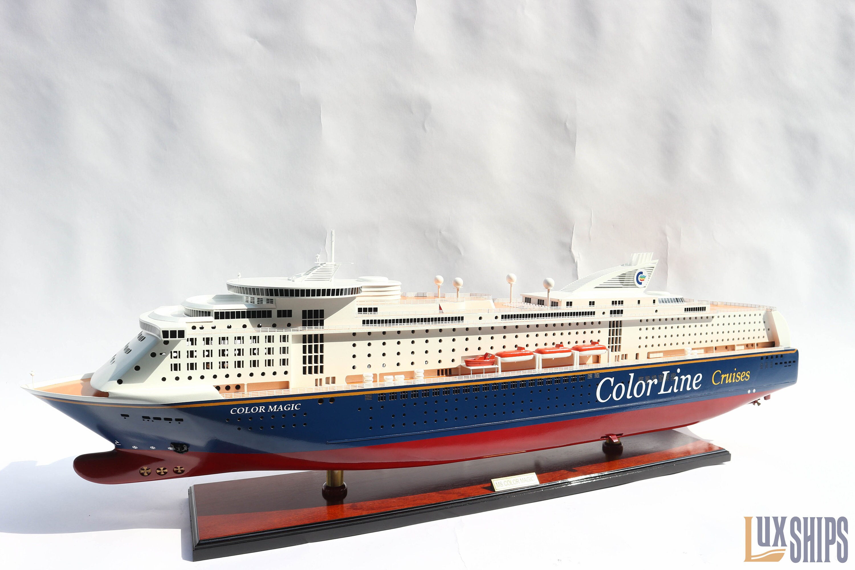 MS Color Magic Ship Model MS Color Magic Cruise Model Ship - Etsy