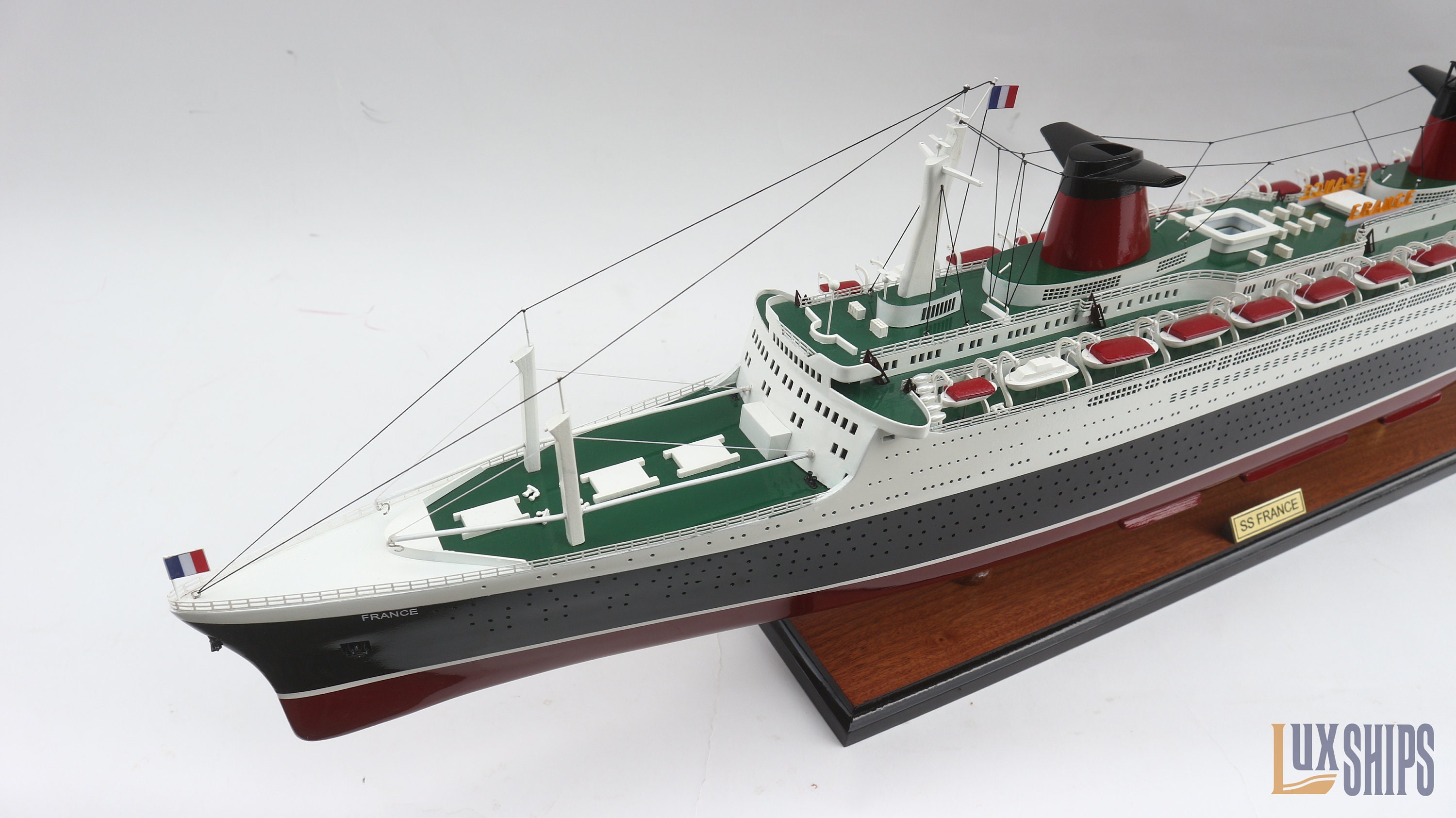 SS France Ship Model 40 SS France Cruise Ship Model - Etsy
