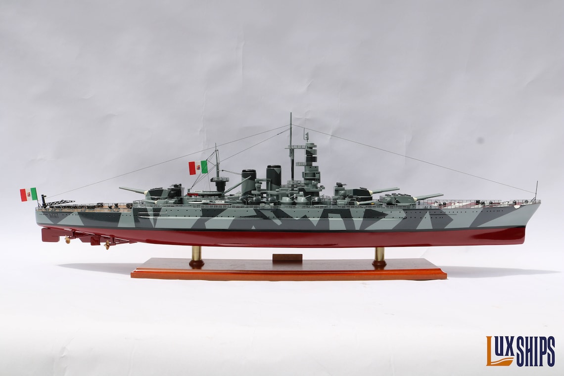 ROMA Ship Model ROMA Battleship Model - Etsy
