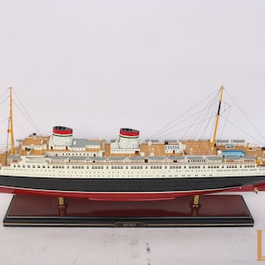 SS REX Model Ship, Wooden Ship Model - Etsy