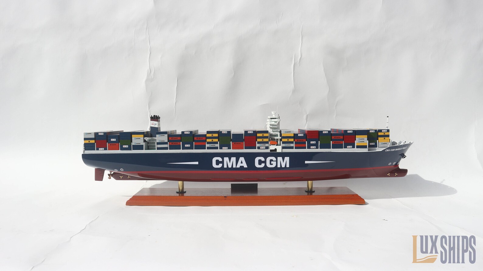 CMA CGM Marco Polo Container Ship Model Cma Cgm Model Ship - Etsy