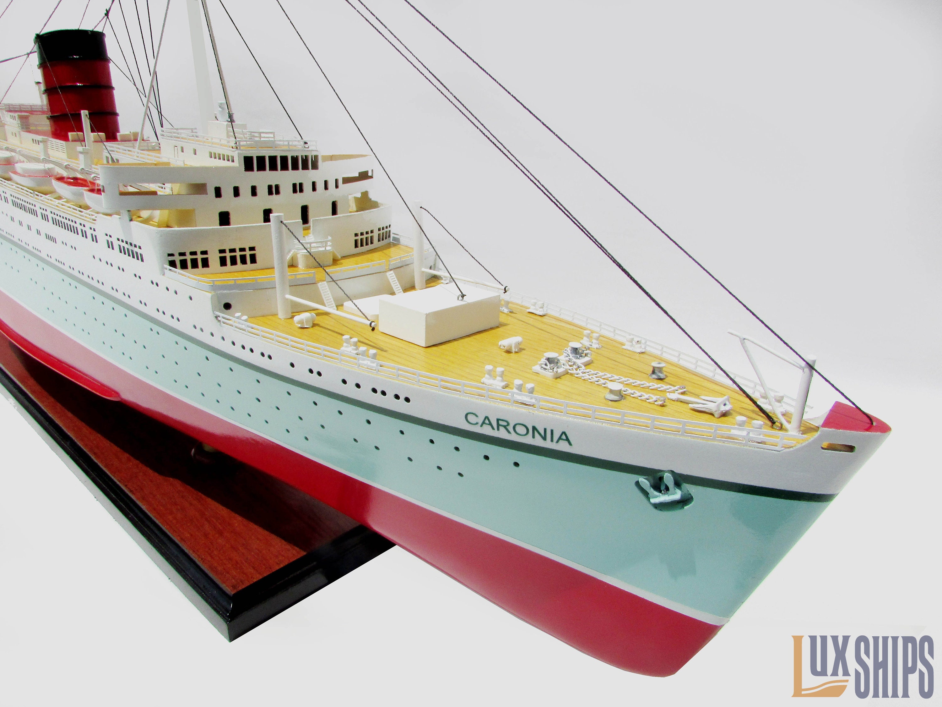 RMS Caronia Ship Model RMS Caronia Wood Ship Model - Etsy