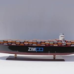 ZIM New York Container Ship Model ZIM Model Ship Personalization Your ...