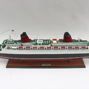 SS France Ship Model 40" - SS France Cruise Ship Model - Etsy