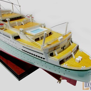 RMS Caronia Ship Model - RMS Caronia Wood Ship Model - Etsy
