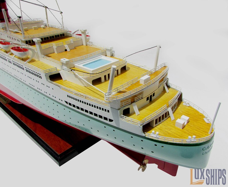 RMS Caronia Ship Model RMS Caronia Wood Ship Model - Etsy
