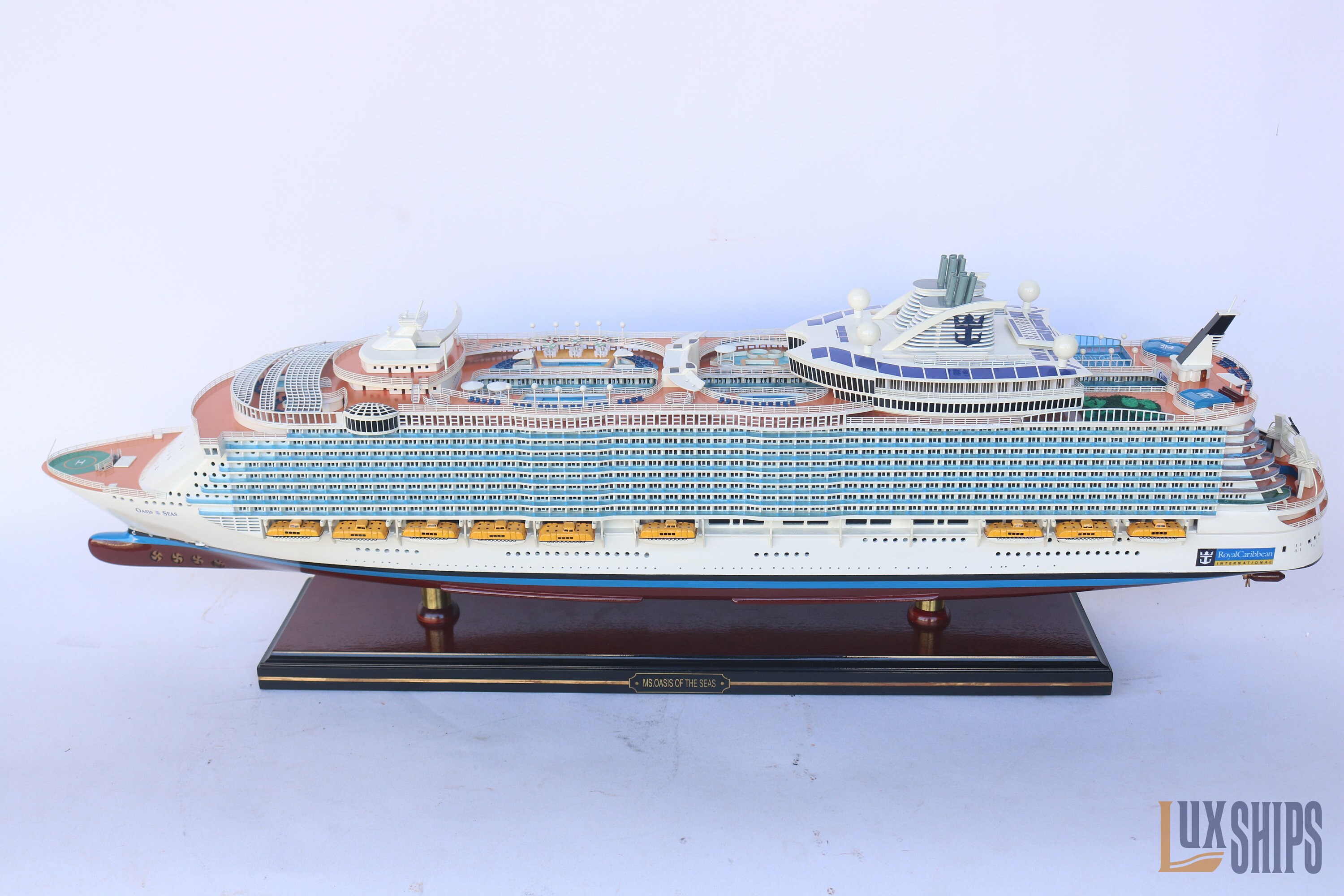MS Oasis of the Seas Ship Model, Royal Caribbean Model Ship - Etsy