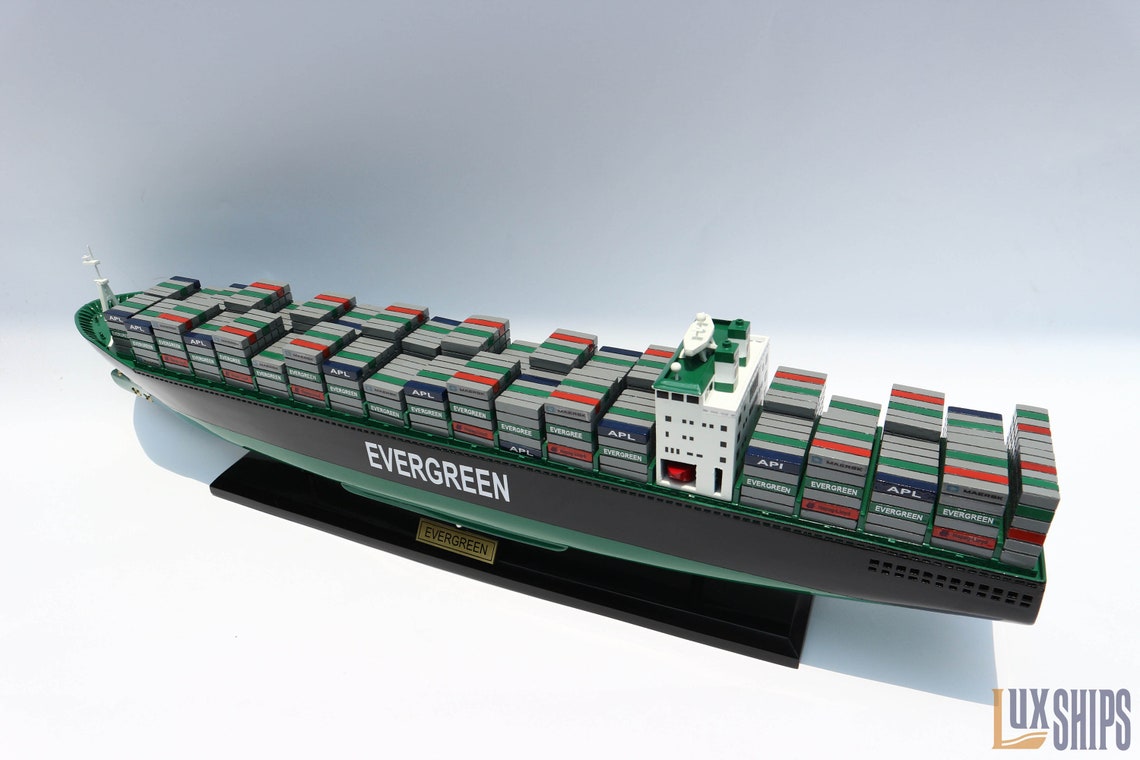 Evergreen Ship Model 70cm Evergreen Model Ship | Etsy
