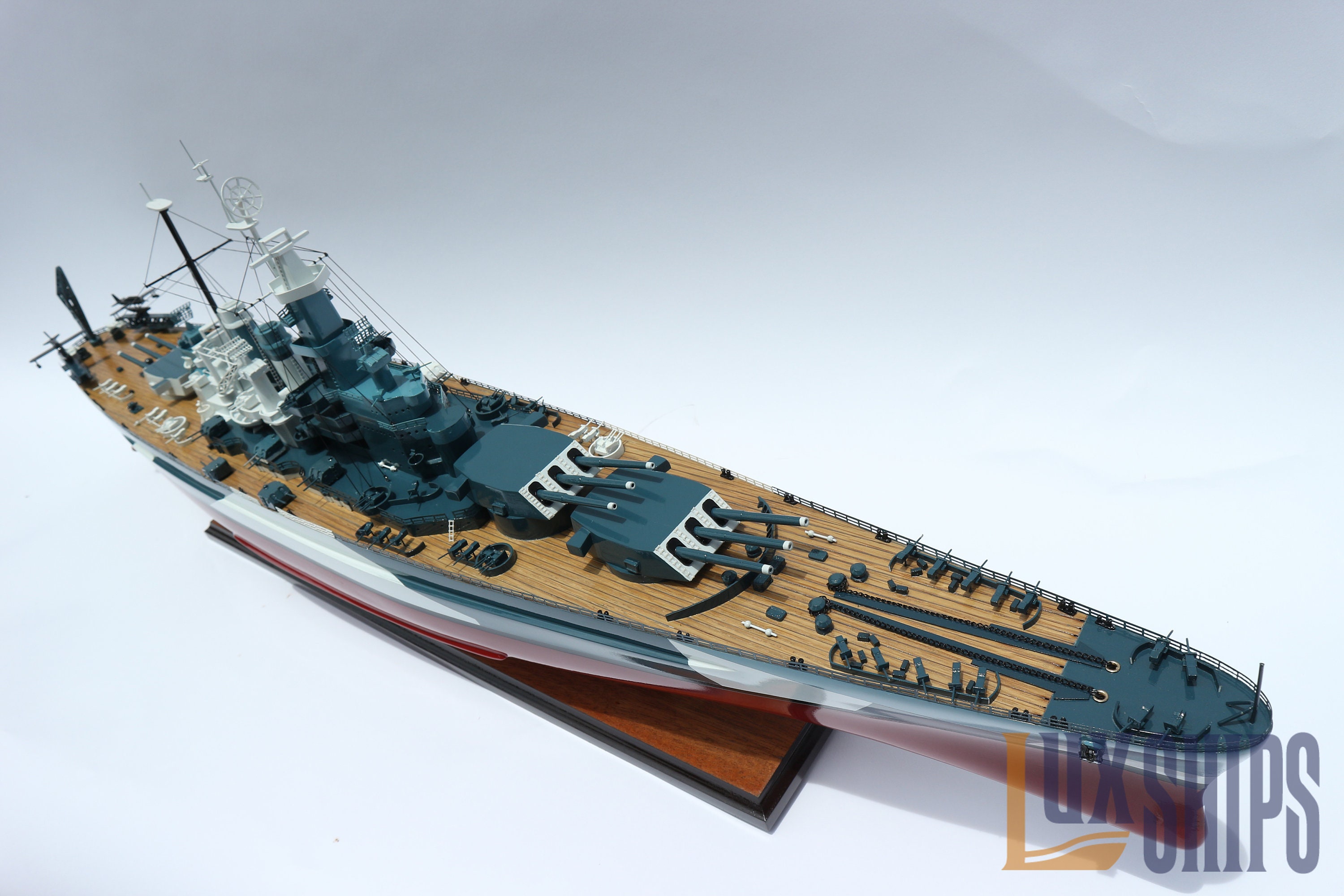 USS North Carolina Ship Model - USS North Carolina Battleship Model - Etsy