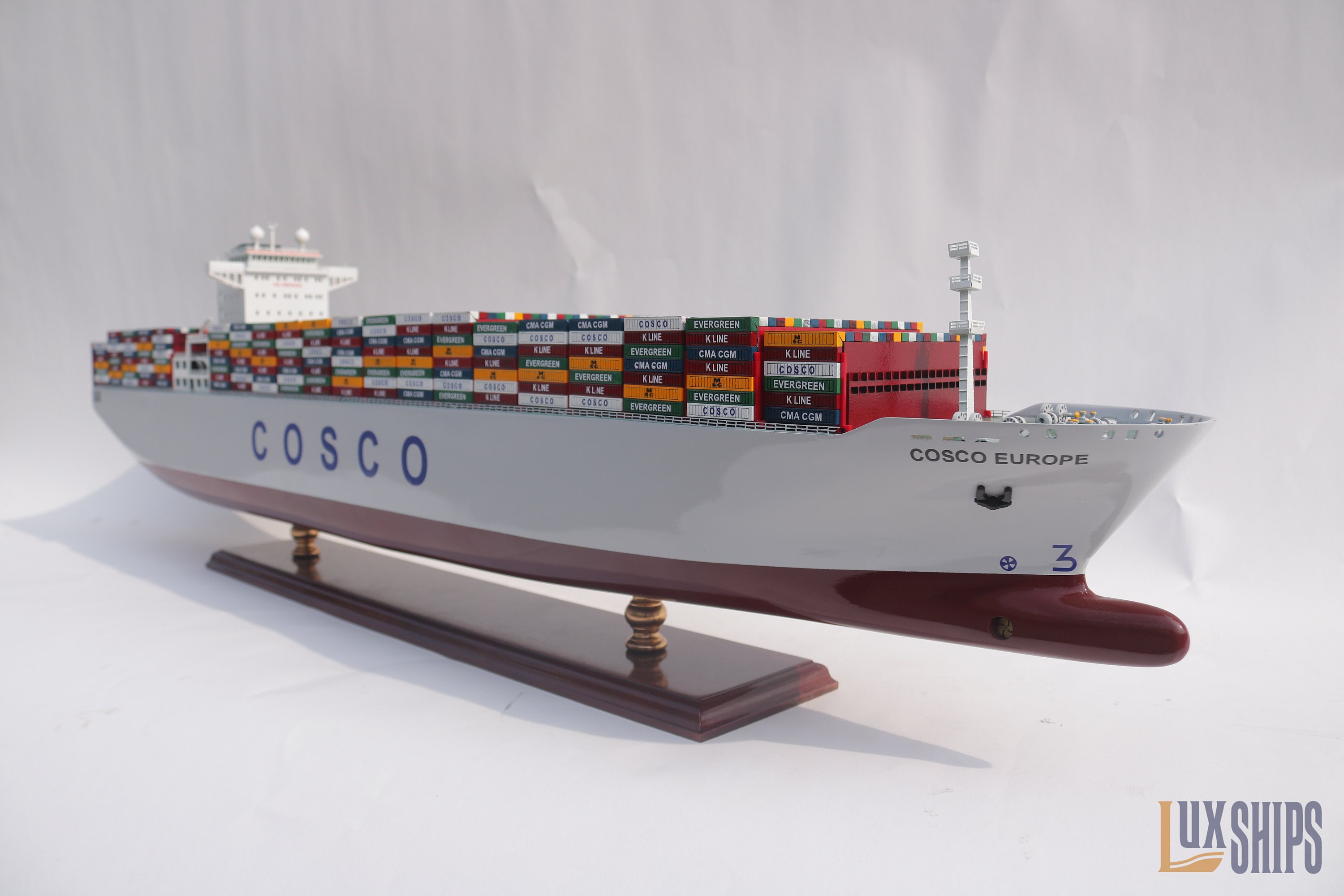 COSCO EUROPE Container Ship Model 39 Cosco Model Ship Personalization ...