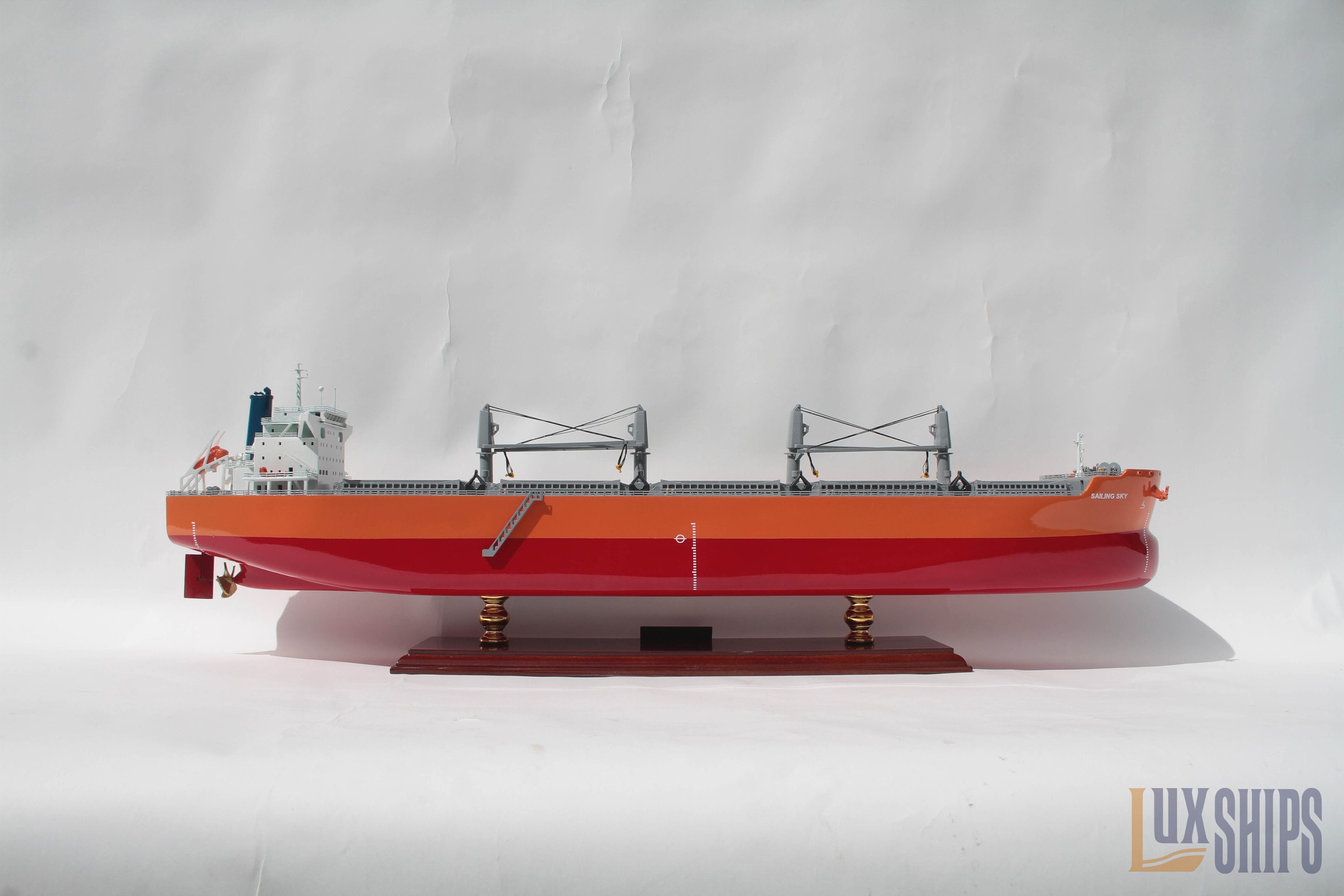 Sailing Sky Bulk Carrier Ship Model Sailing Sky Cargo Ship Model - Etsy
