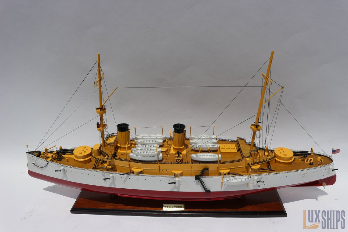 USS Olympia Ship Model USS Olympia Model Ship | Etsy