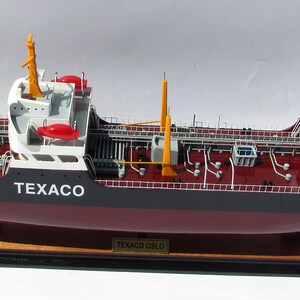 TEXACO OSLO Model Ship - Etsy