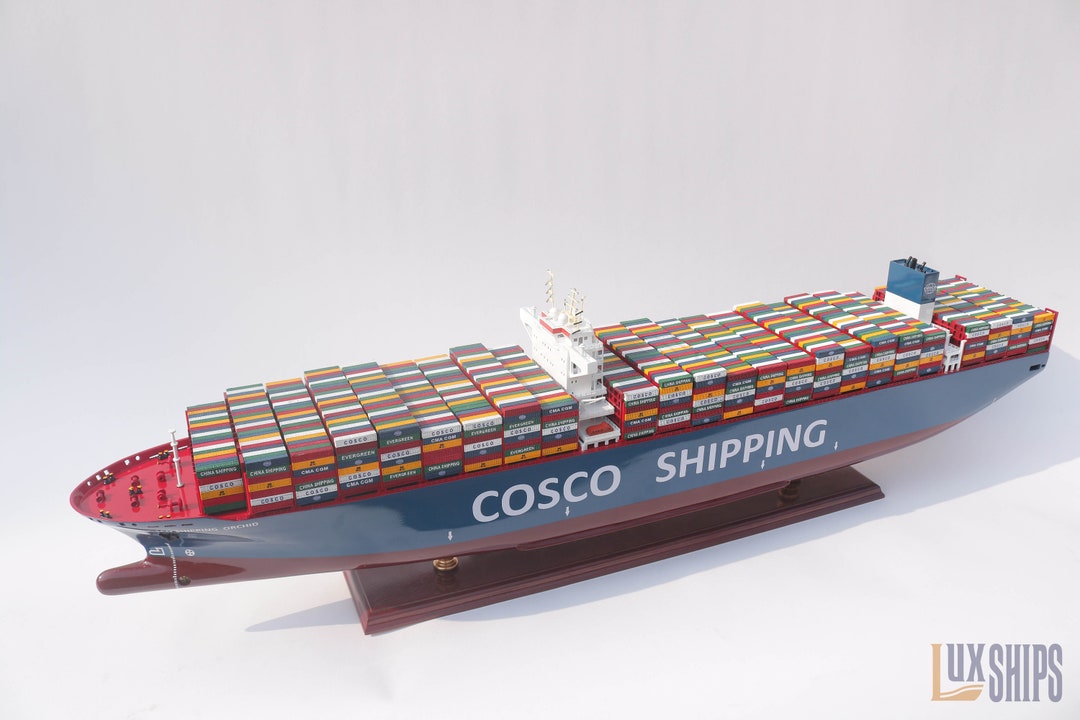 Cosco Container Ship Model 39" - Cosco Model Ship - Personalization ...