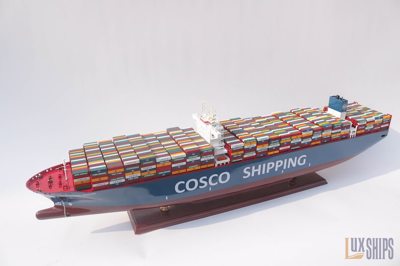 Cosco Container Ship Model 39" - Cosco Model Ship - Personalization ...