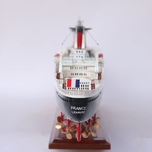 SS France Ship Model 83cm - SS France Cruise Ship Model - Etsy