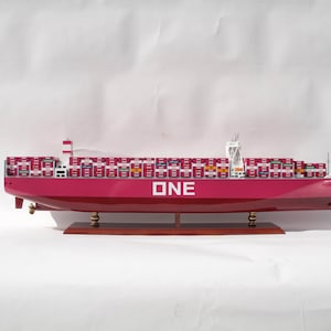 ONE Ship Model 39" - ONE Container Model Ship - Etsy