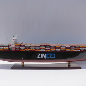 ZIM New York Container Ship Model ZIM Model Ship Personalization Your ...