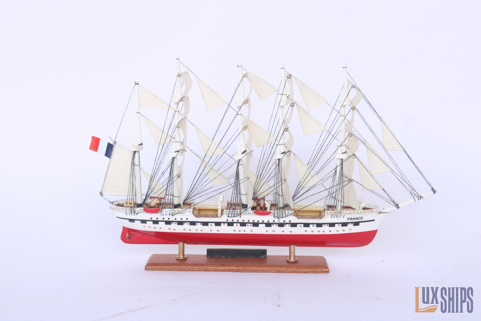 FRANCE II Model Ship, Wooden Ship Model for Sale - Etsy