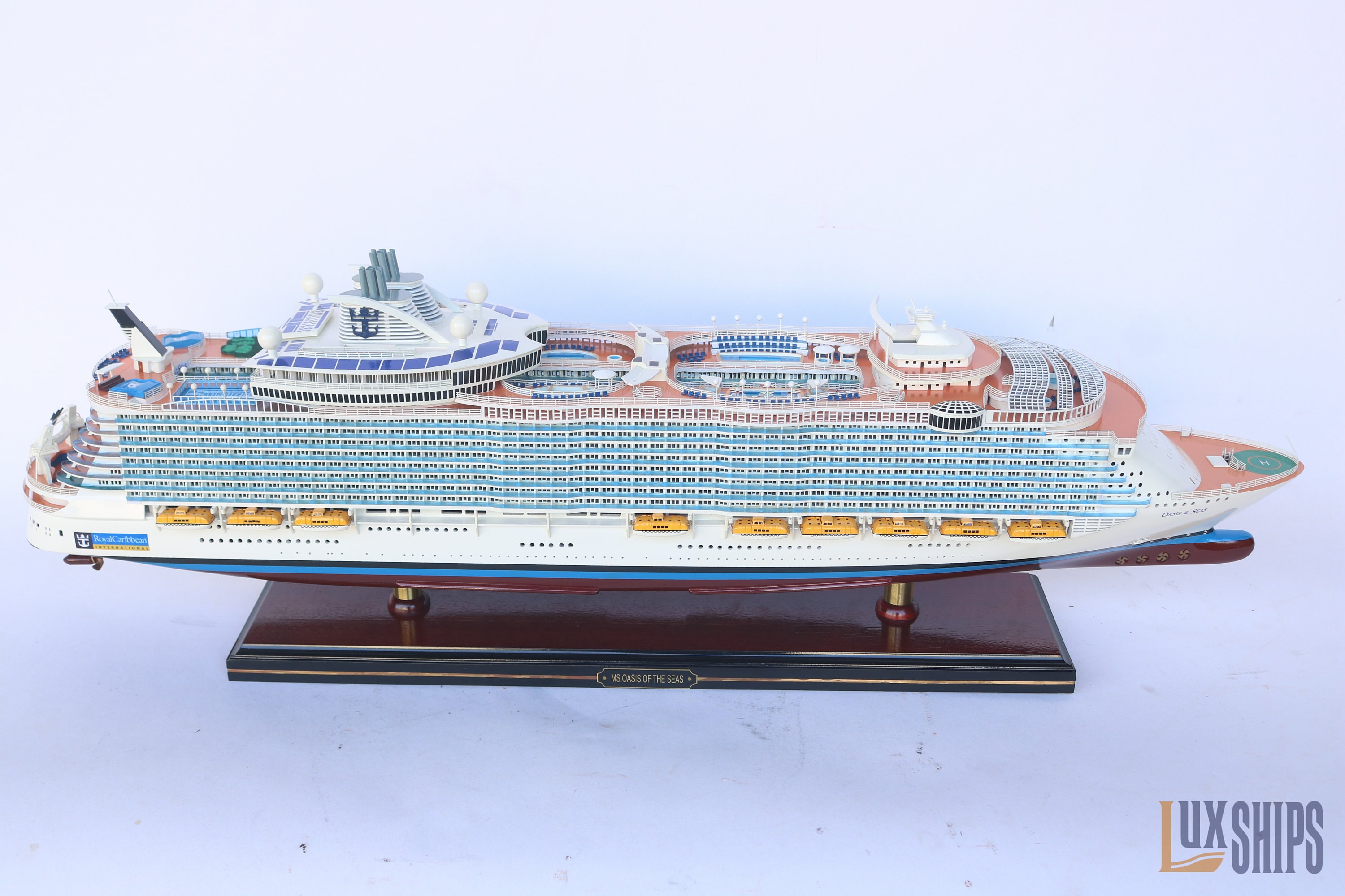 MS Oasis of the Seas Ship Model, Royal Caribbean Model Ship - Etsy