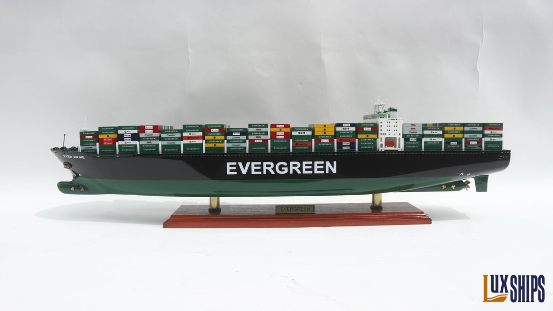 Evergreen Ship Model 70cm Evergreen Model Ship - Etsy
