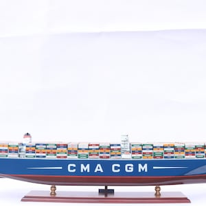 CMA CGM Marco Polo Container Ship Model - Cma Cgm Model Ship - Etsy