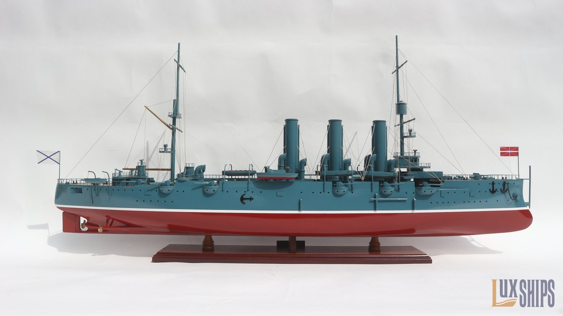 Cruiser Aurora Ship Model Abpopa Battleship Model - Etsy