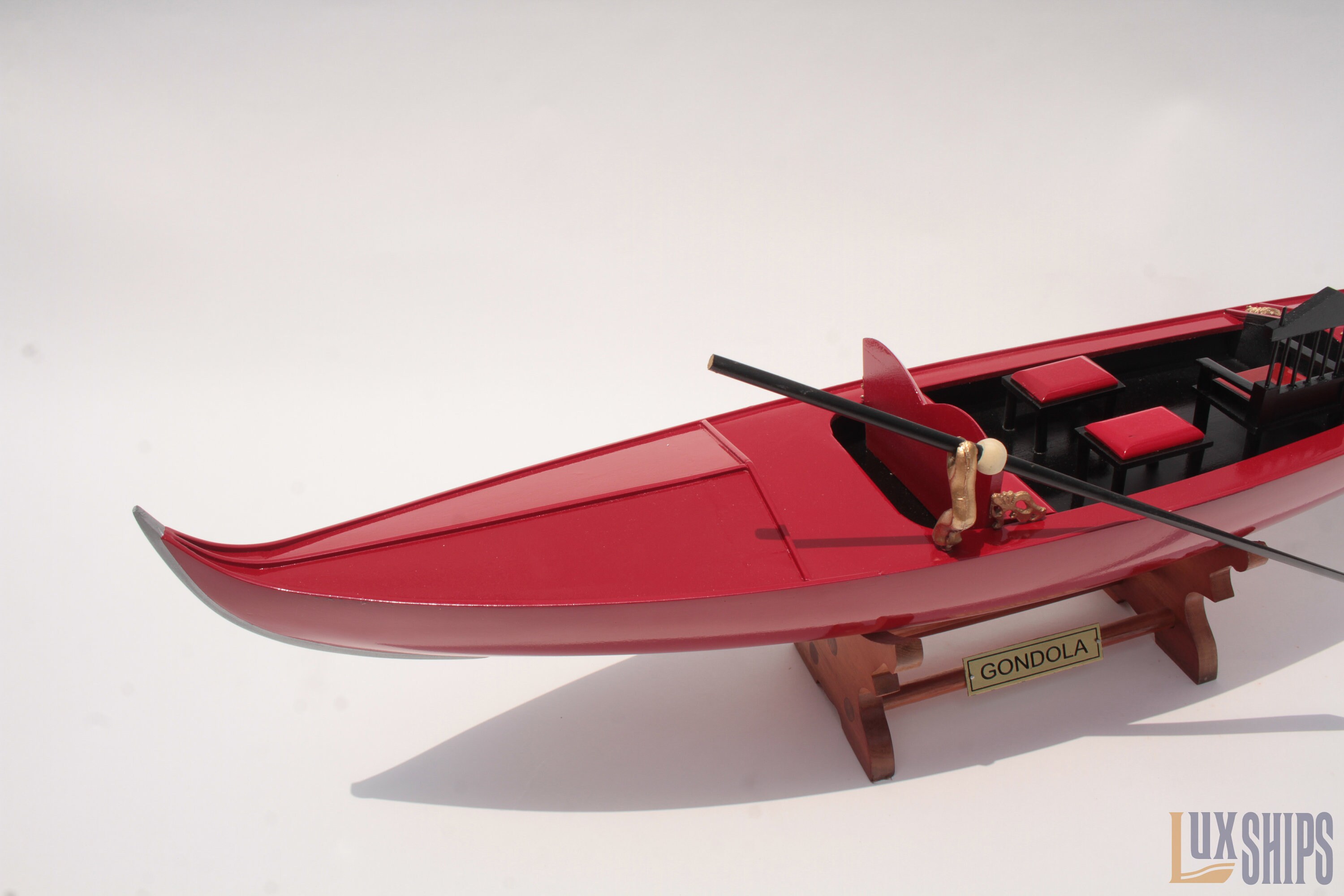 Gondola Wooden Ship Model Gondola Model Ships Gondola Redd - Etsy