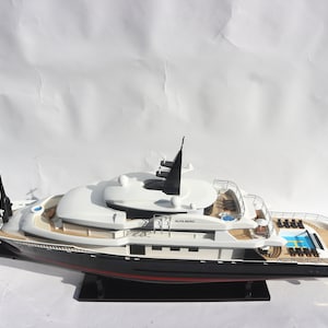 ALFA NERO Yacht Model, Wooden Model Ship is for Sale - Etsy