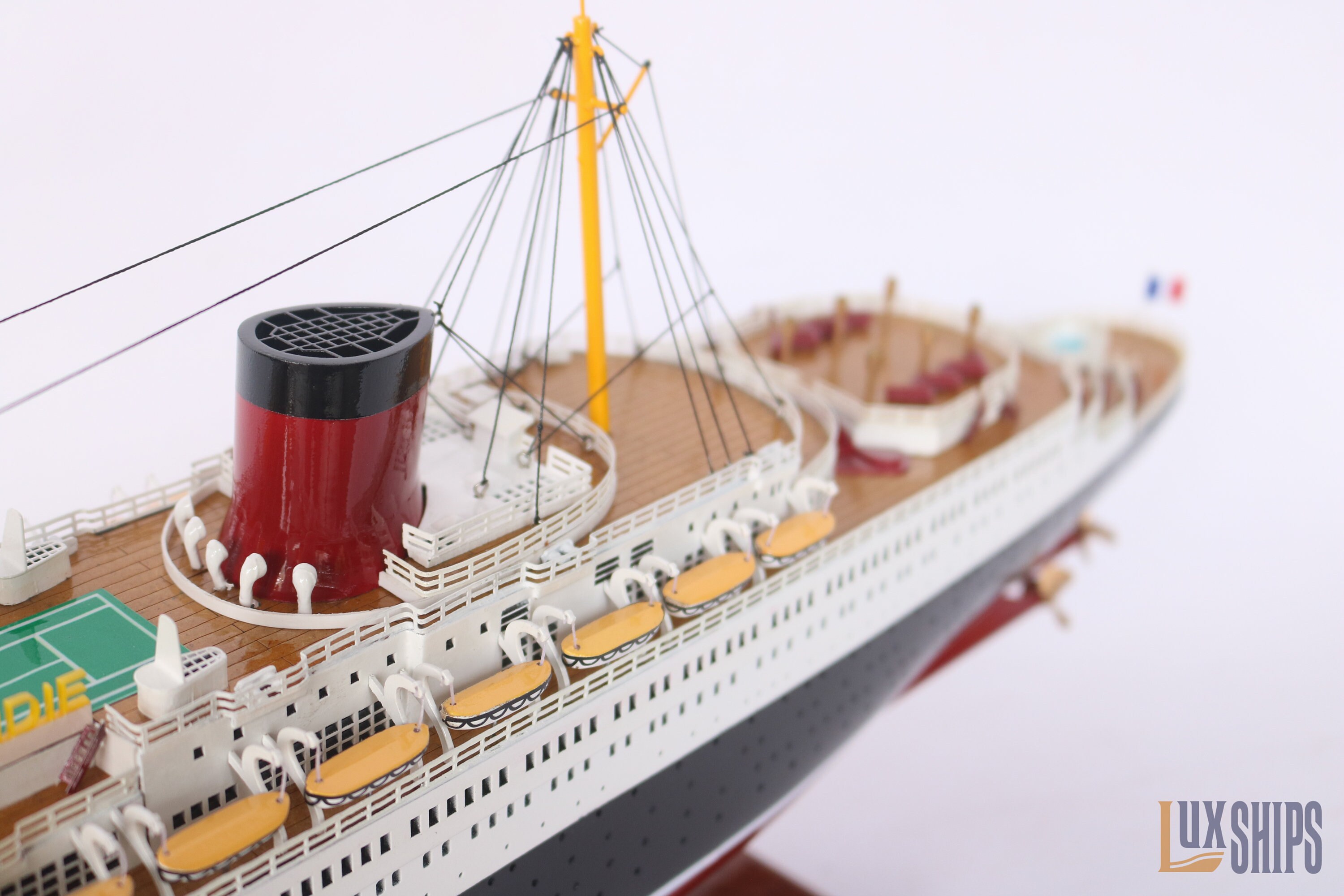 SS Normandie Ship Model 80cm - SS Normandie Model Ship - Etsy