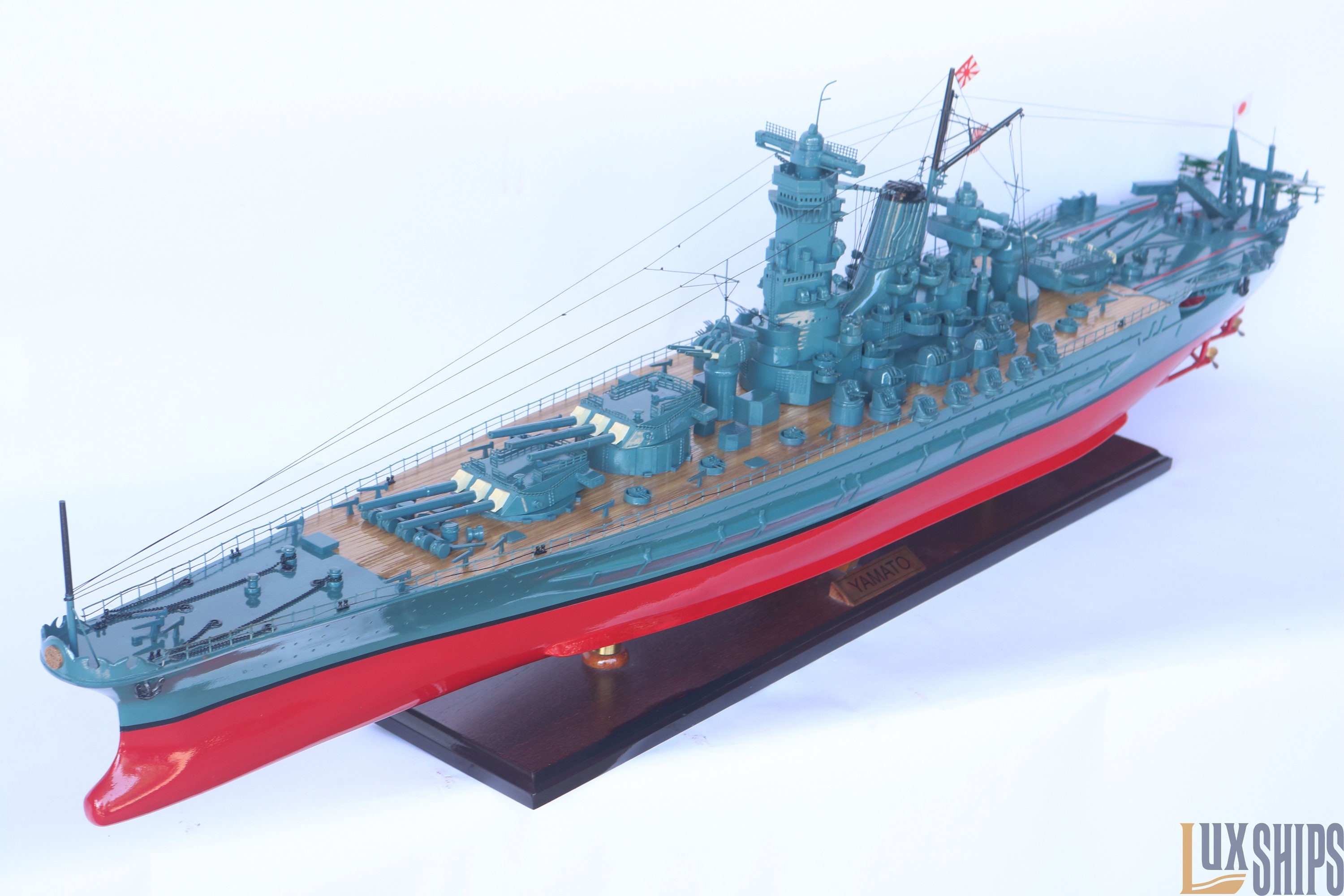 Yamato Ship Model 47" - Yamato Battleship Model - Japanese Battleship ...