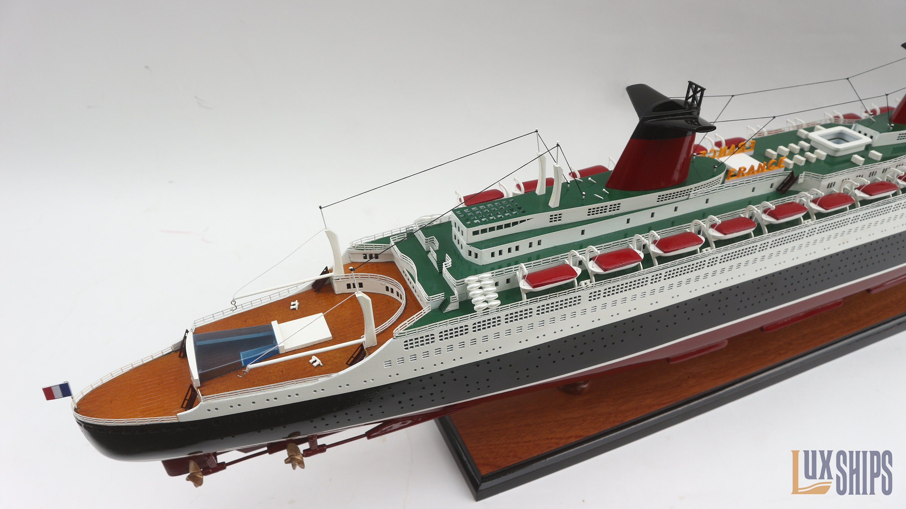 SS France Ship Model 40 SS France Cruise Ship Model - Etsy