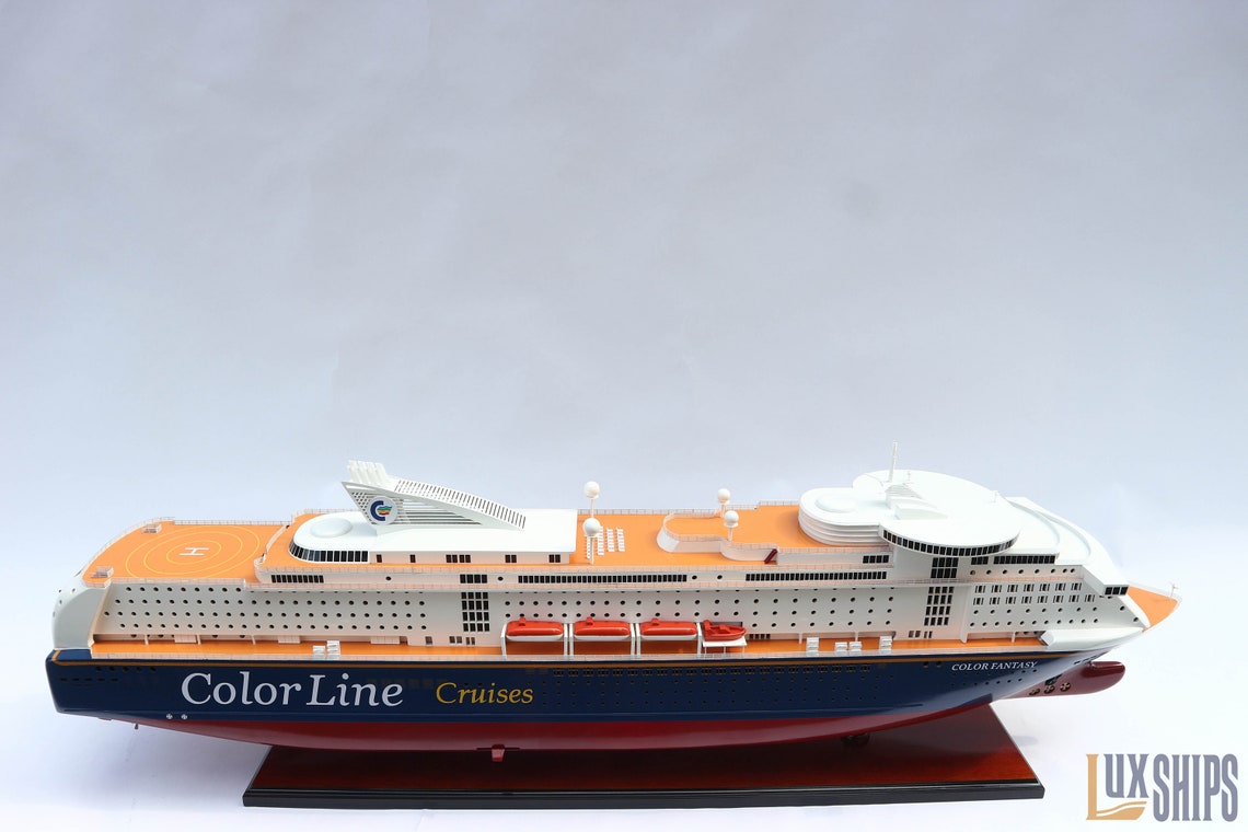 MS Color Fantasy Ship Model MS Color Fantasy Cruise Model | Etsy