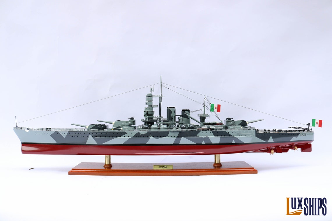 ROMA Ship Model ROMA Battleship Model - Etsy