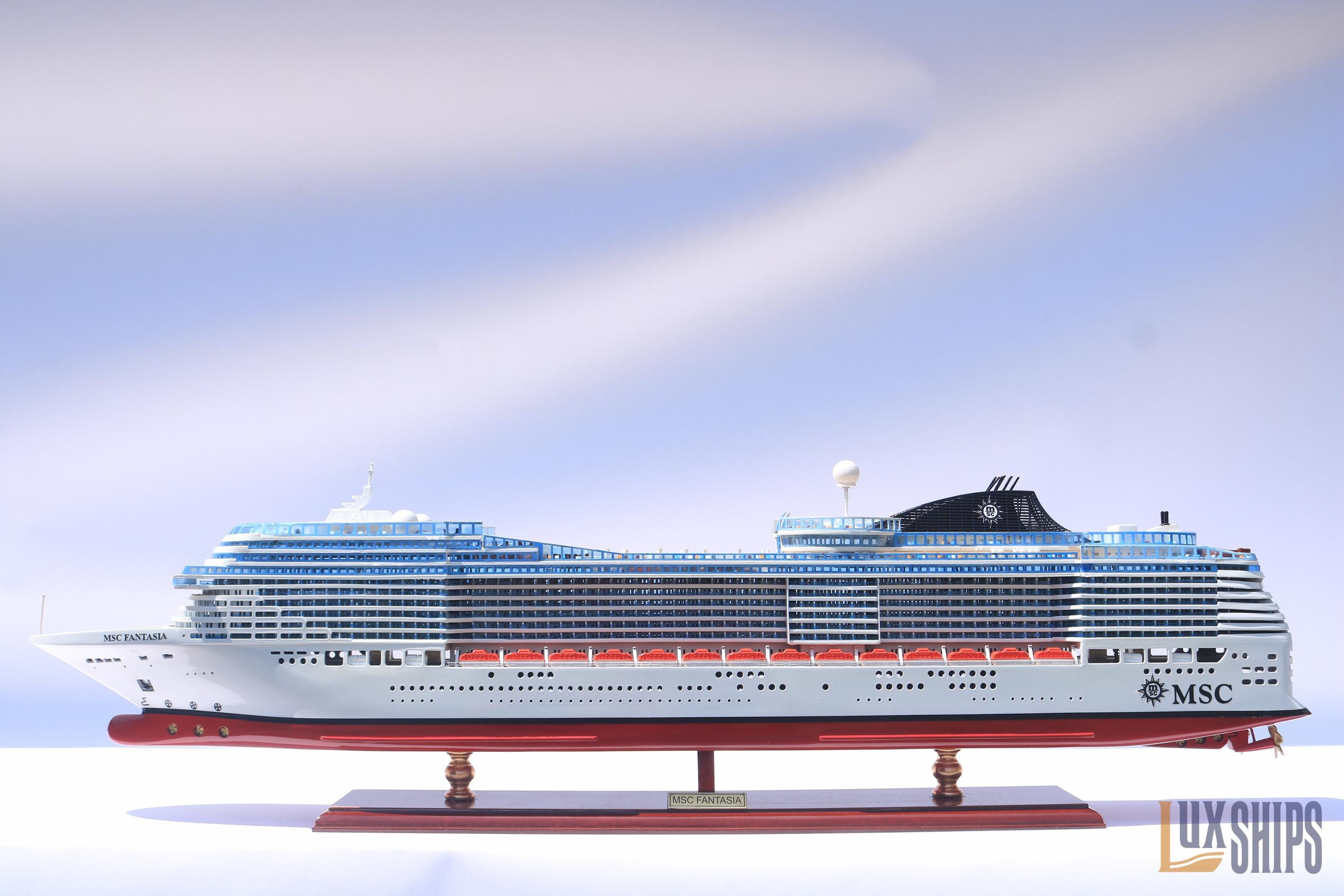 MSC FANTASIA Model Ship 102cm (40") - Etsy