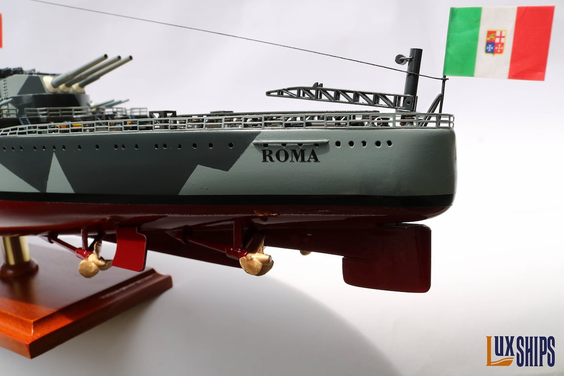 ROMA Ship Model ROMA Battleship Model - Etsy