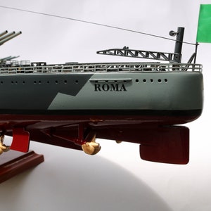 ROMA Ship Model - ROMA Battleship Model - Etsy