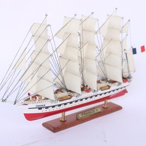 FRANCE II Model Ship, Wooden Ship Model for Sale - Etsy