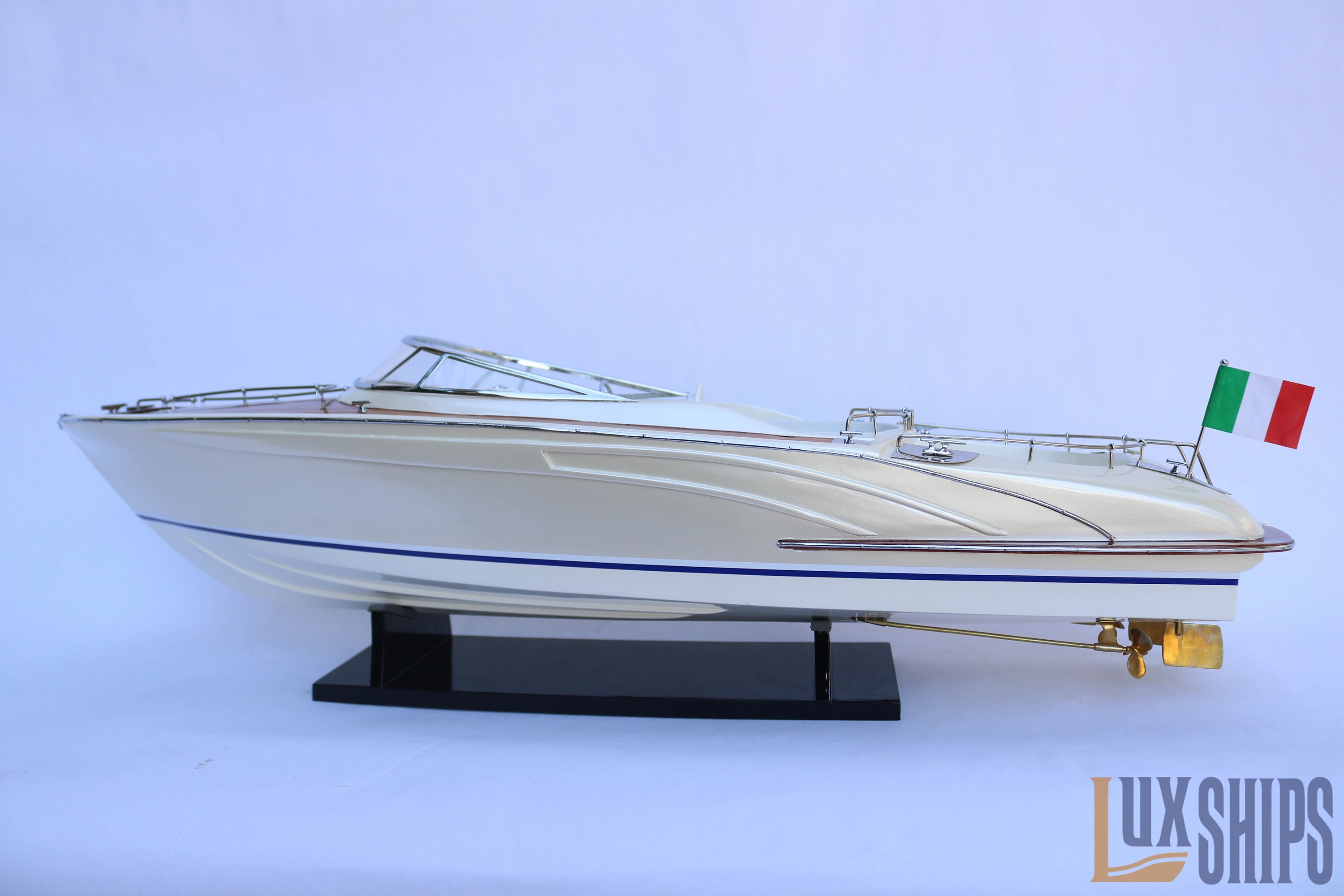 Riva Rama Ship Model 35.43 90cm White Pearl - Etsy